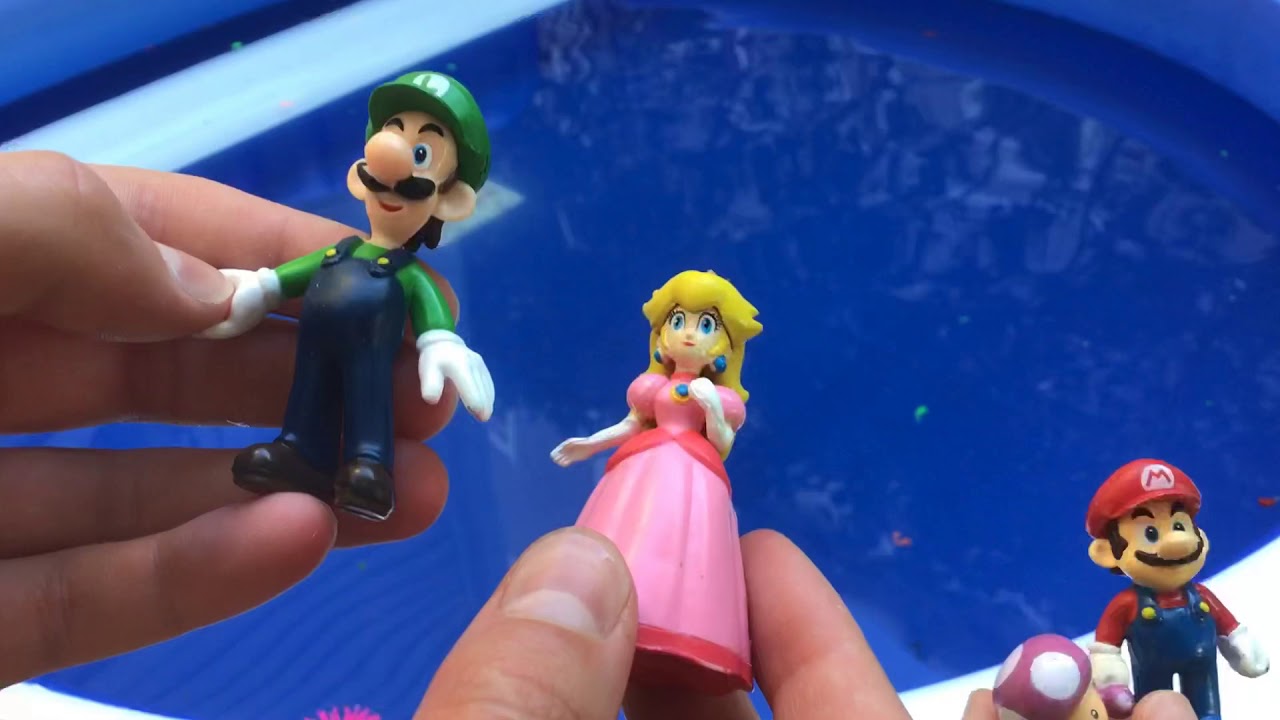 The Mario Family goes to their pool! - YouTube