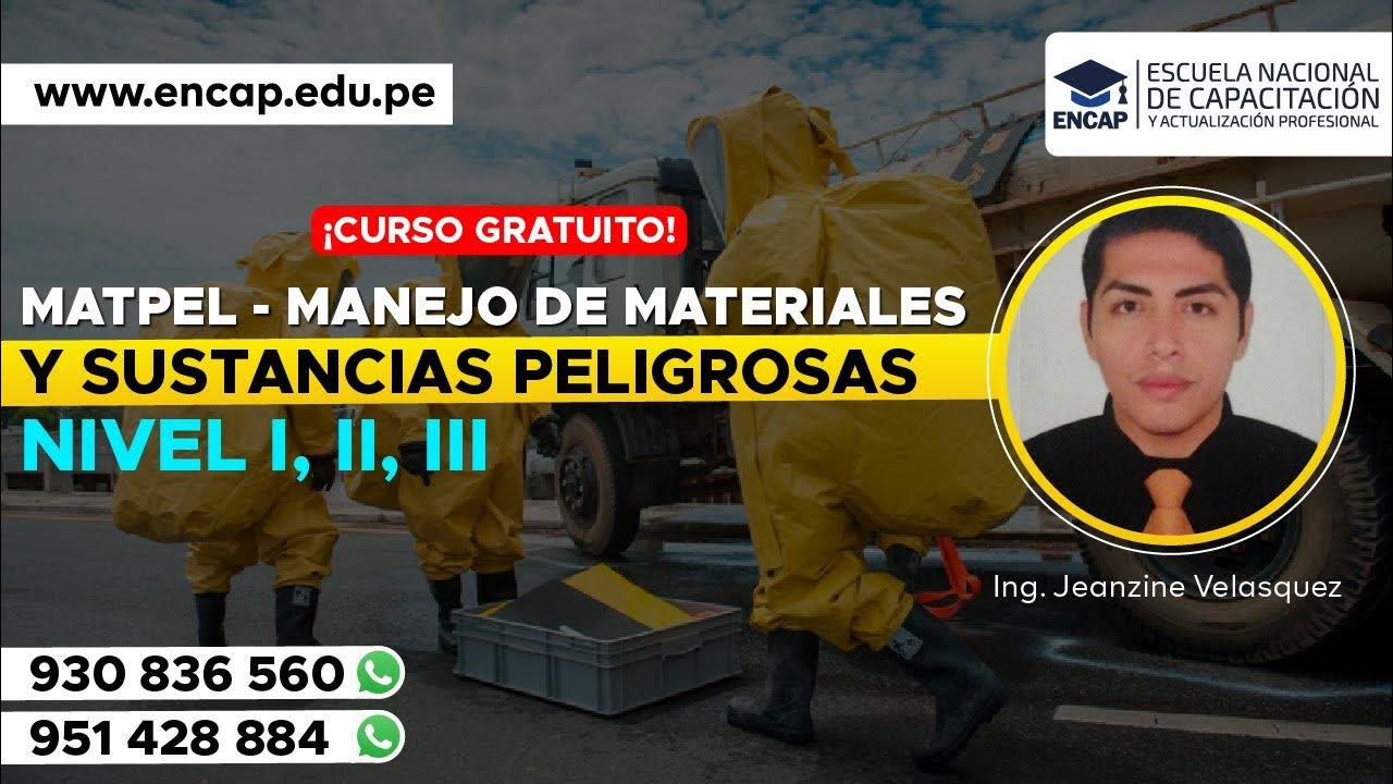 CURSO: "MATPEL - MANEJO DE MATERIALES Y SUSTANCIAS PELIGROSAS NIVEL I,II,III" - 2023 - YouTube