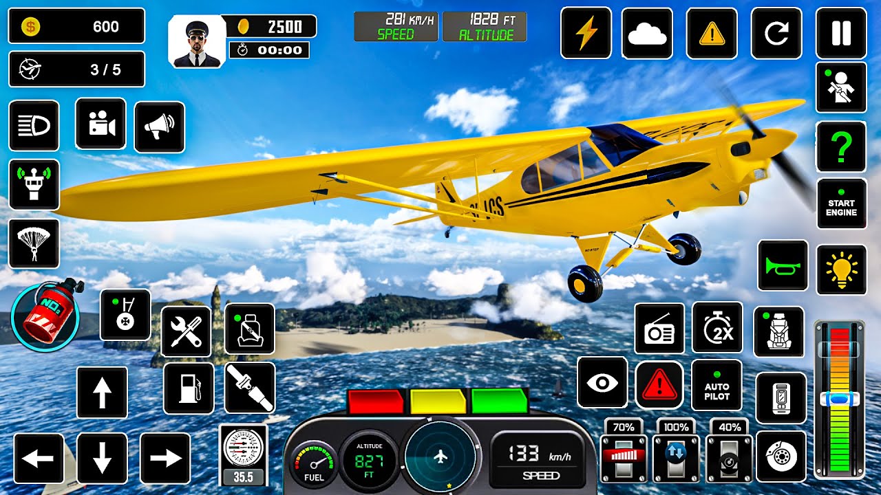 Pilot Flight Simulator - Airplane flying flight pilot simulator ...