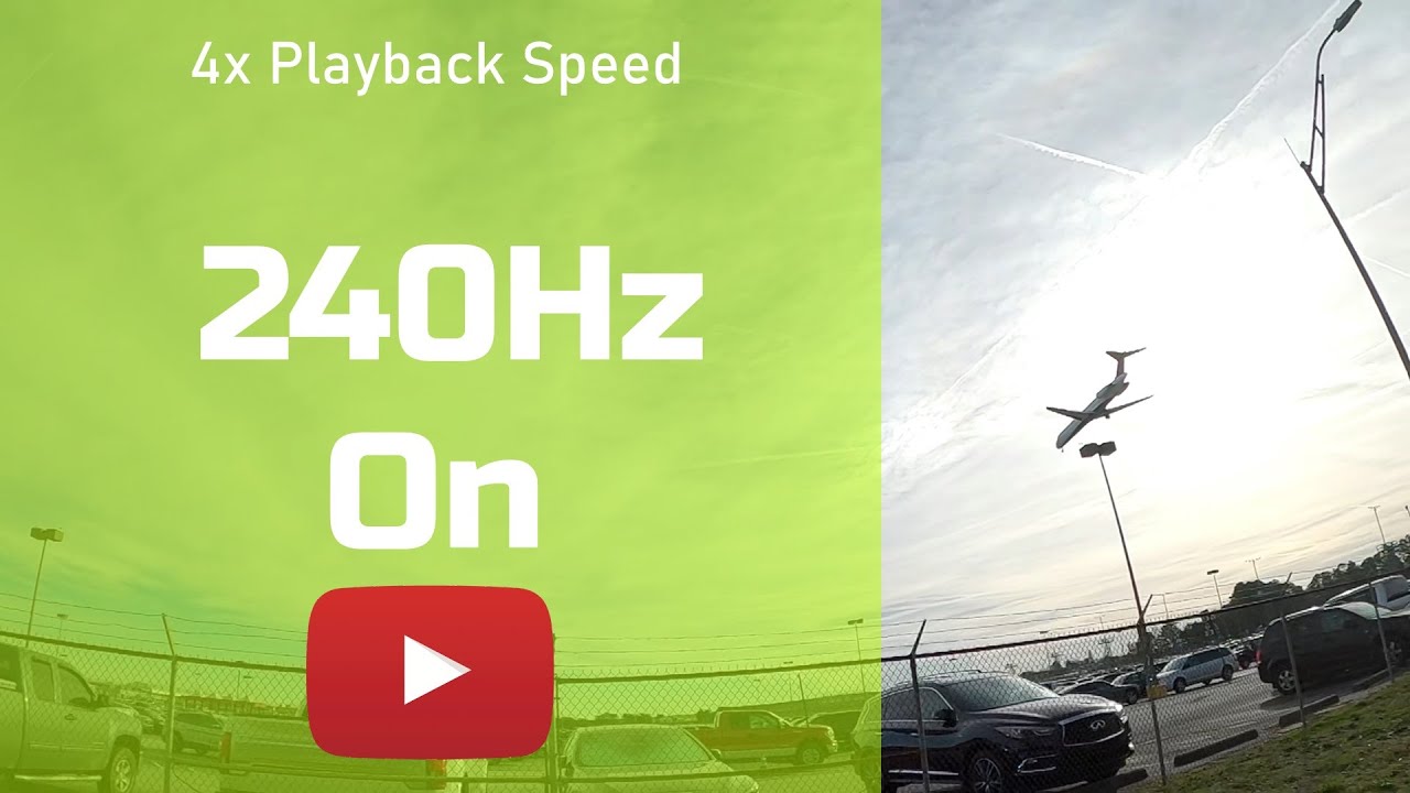 240Hz Video On YouTube | 4x Speed For 240fps | I-85 Ride to Domestic ...