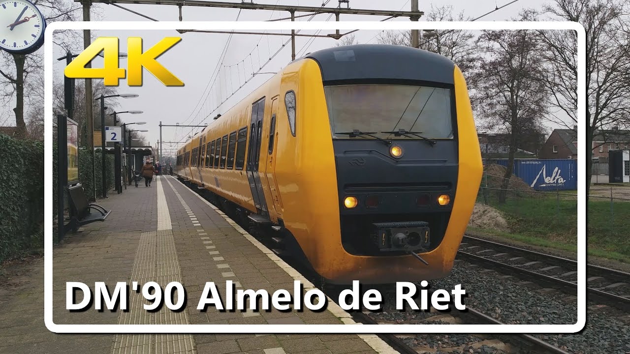 [4k/uHD] DM'90 vertrekt van station Almelo de Riet! - YouTube