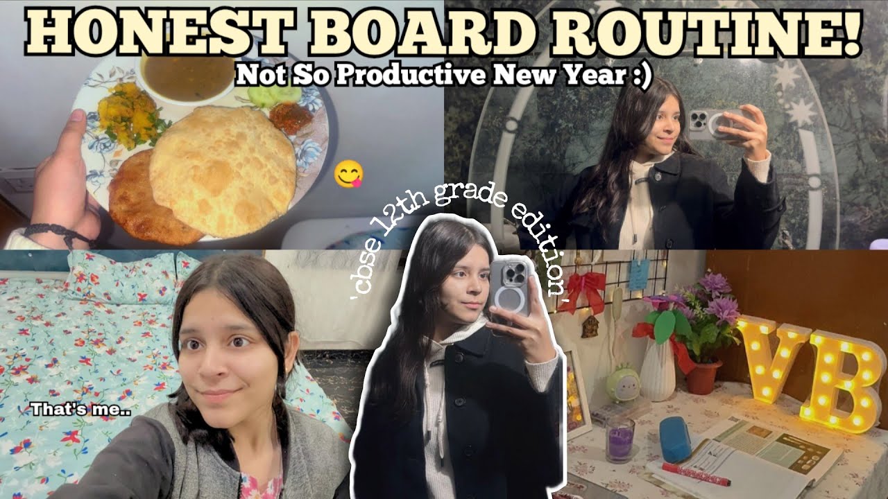 * Scared* Boards are Next Month..😭💅🏻|CBSE 12th grader|VB 💞 - YouTube