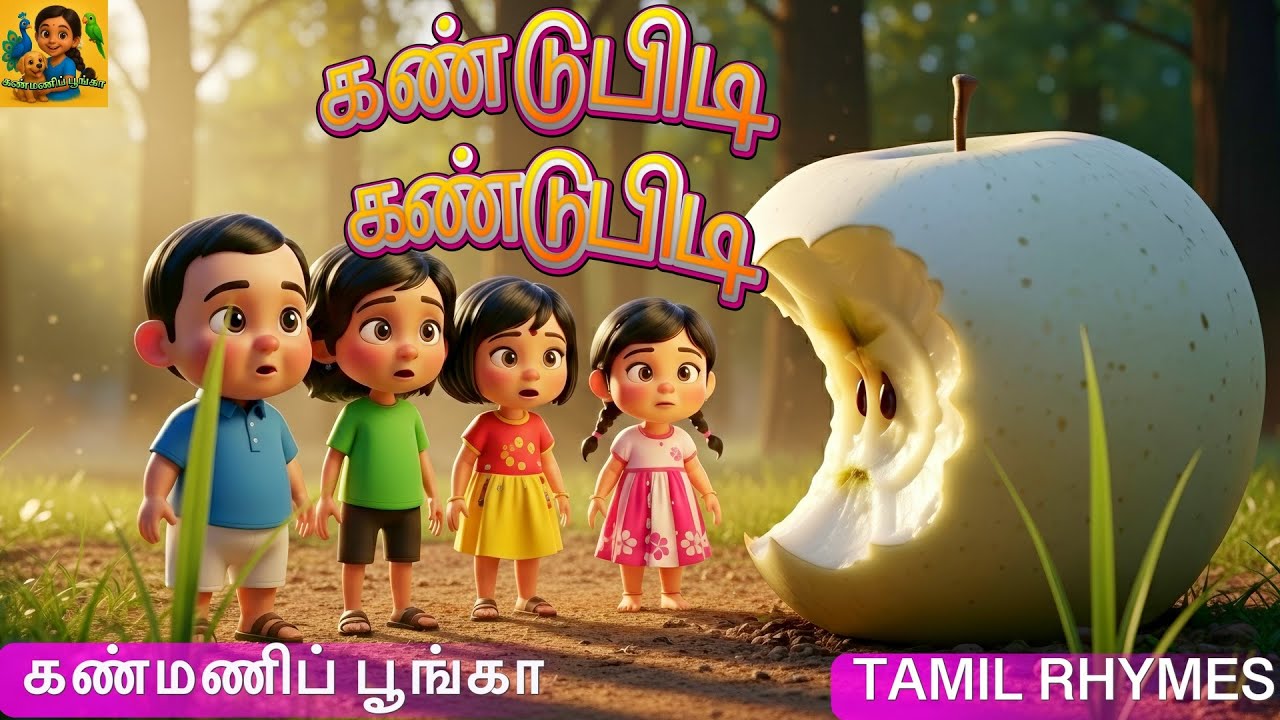 கண்டுபிடி கண்டுபிடி | Kandupidi Kandupidi | Tamil Kids Rhyme | Kanmani ...