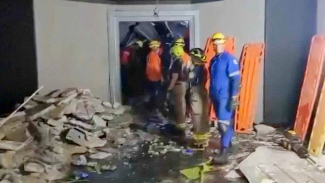 Multiple Casualties Reported in Nightclub Roof Collapse - YouTube