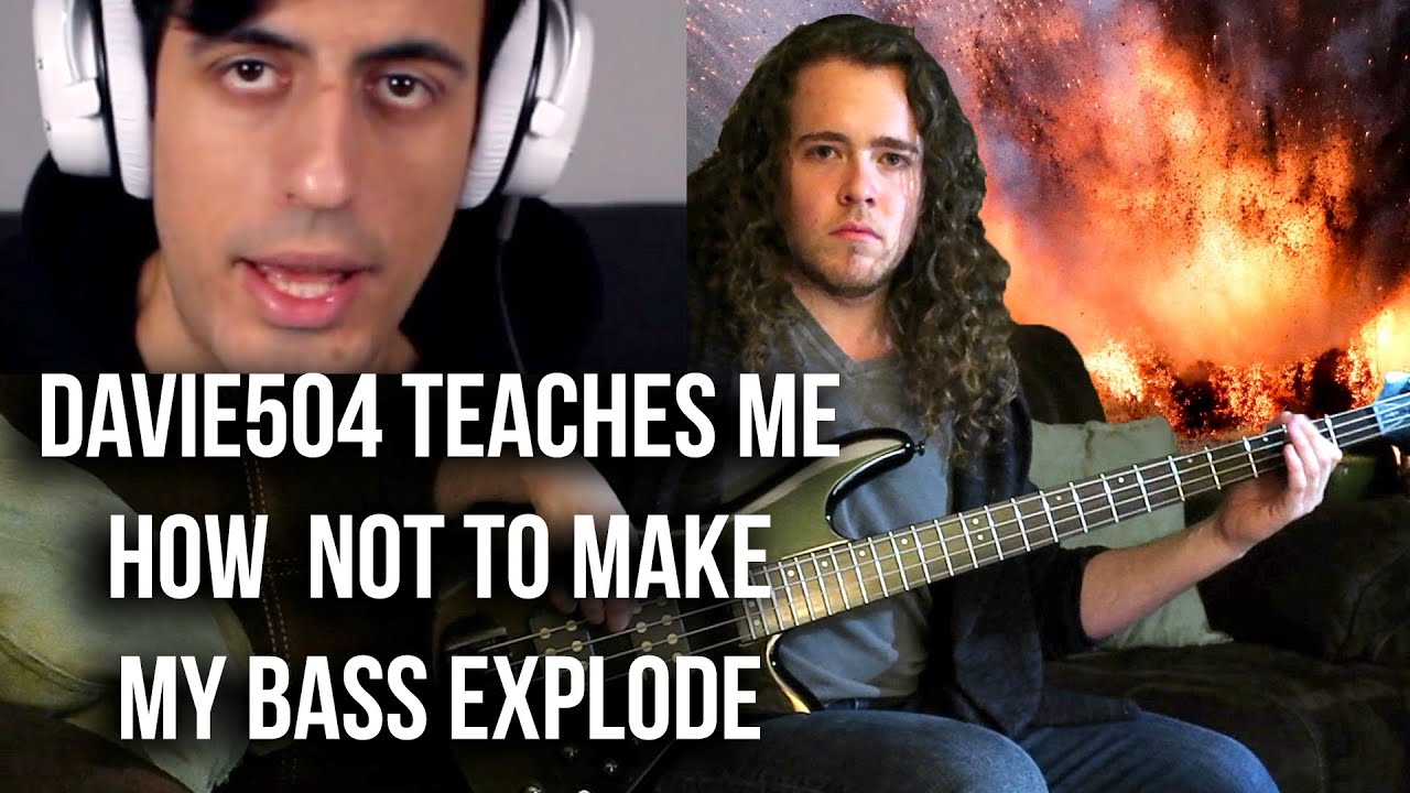 Learning Bass From Davie504's Tutorial - Davie504 Reaction - YouTube