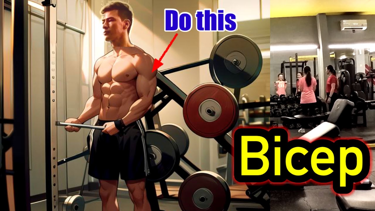 6 menit best bicep workout | OTOT Bisep #gym. - YouTube