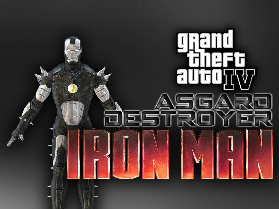 GTA IV Iron Man Mark XL Asgardian Destroyer Armor Mod - YouTube