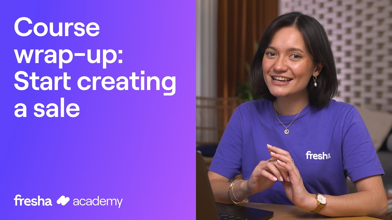 Start creating a sale | Fresha Academy - YouTube