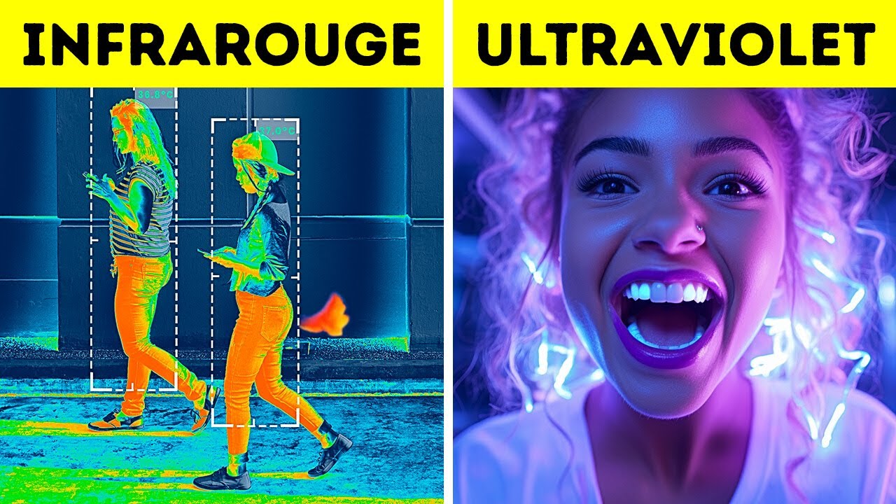 Et si Nous Pouvions Voir les Infrarouges et les Ultraviolets ? - YouTube