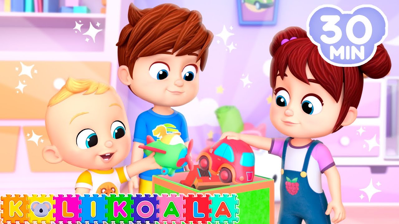 Clean Up Song 🧸 and more Nursery Rhymes | KOLI KOALA | Kids Songs - YouTube