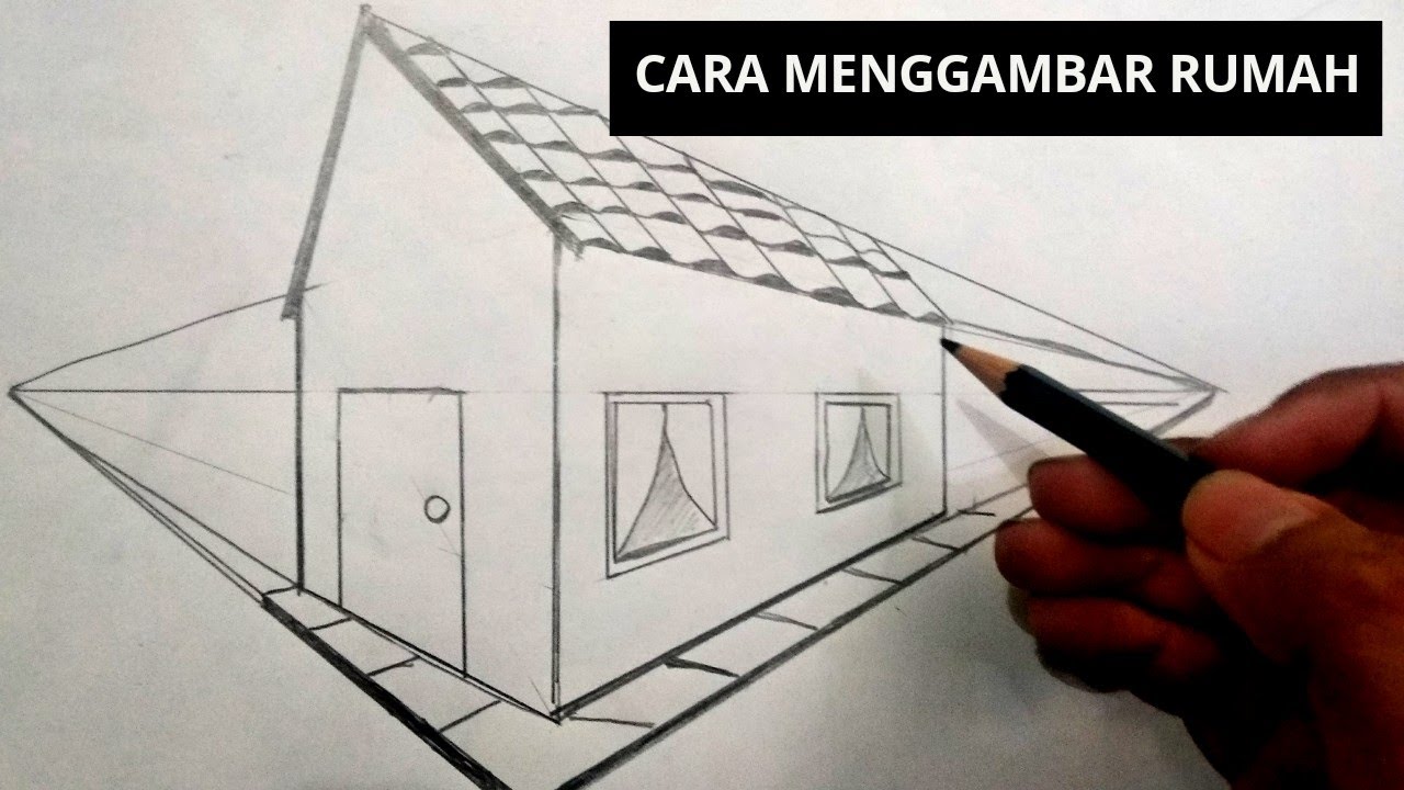 TUTORIAL MENGGAMBAR RUMAH - YouTube