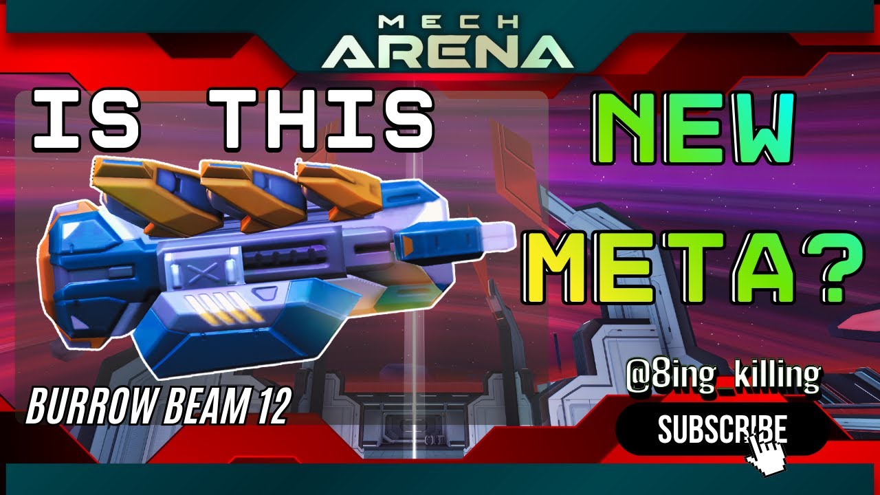 This weapon broke Mech Arena… Burrow beam is wild. #mecharena #gaming # ...