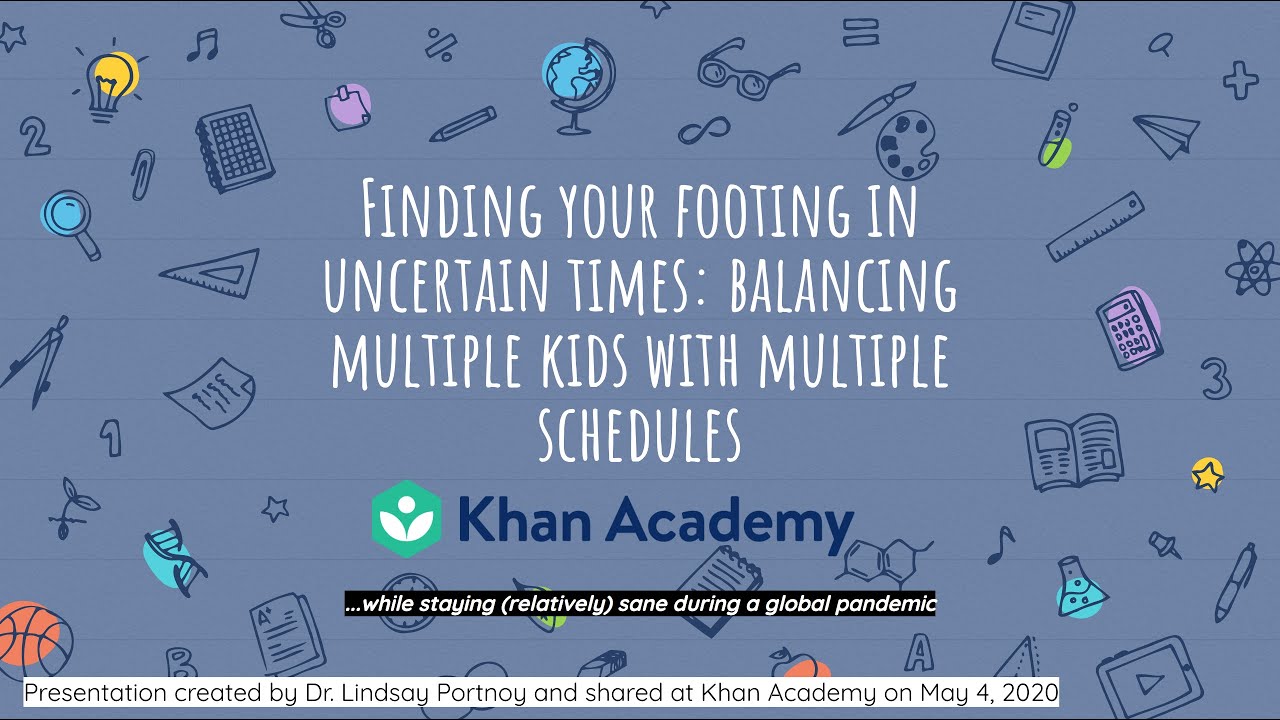 Finding your footing in uncertain times: Balancing multiple kids with ...