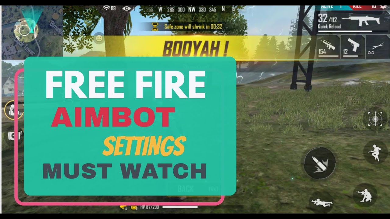 free fire sensitivity settings aim like pro free fire aimbot settings ...