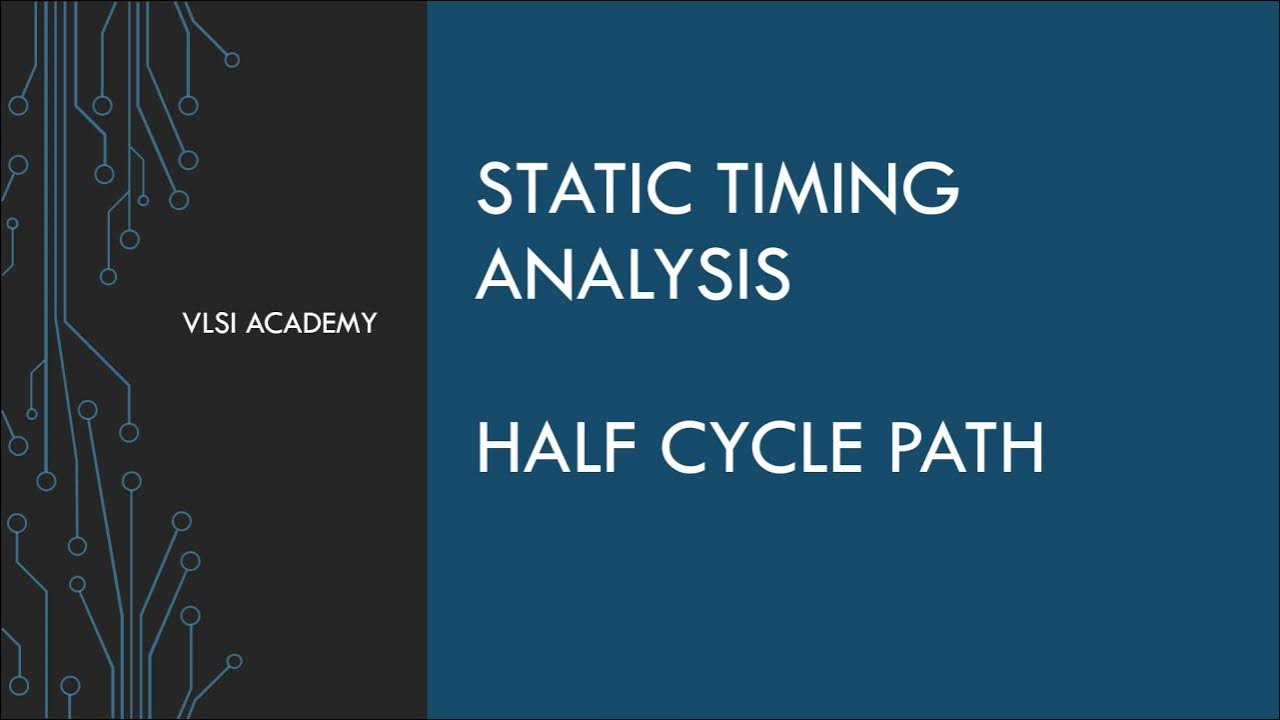 sta lec24 | Half Cycle Path | Static Timing Analysis tutorial | VLSI - YouTube