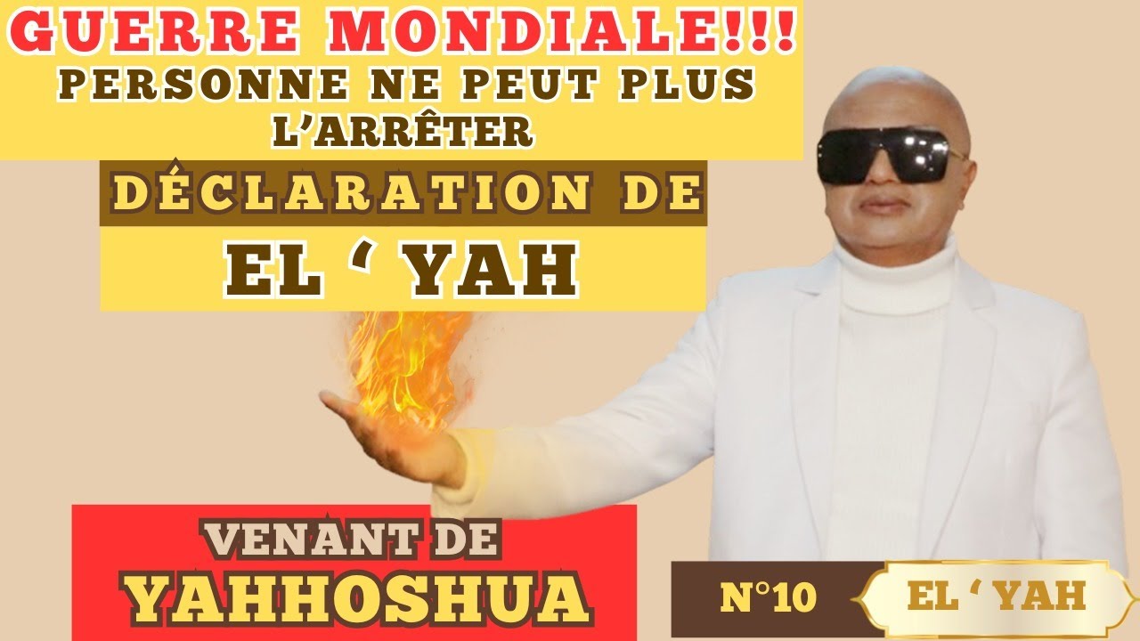 N°10-Guerre mondiale!!! Personne ne peut plus l'arrêter. Declaration de ...