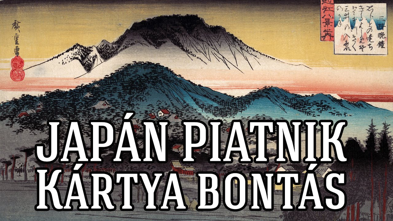 CSAK HA SZERETED A JAPÁN MŰVÉSZETET | Kártya bontás - Piatnik Japán ...