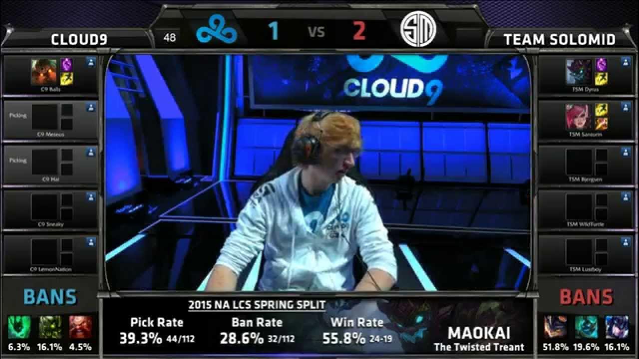 TSM vs Cloud 9 | Game 4 Grand Finals S5 NA LCS Spring 2015 playoffs | Team Solomid TSM vs C9 G4 ...