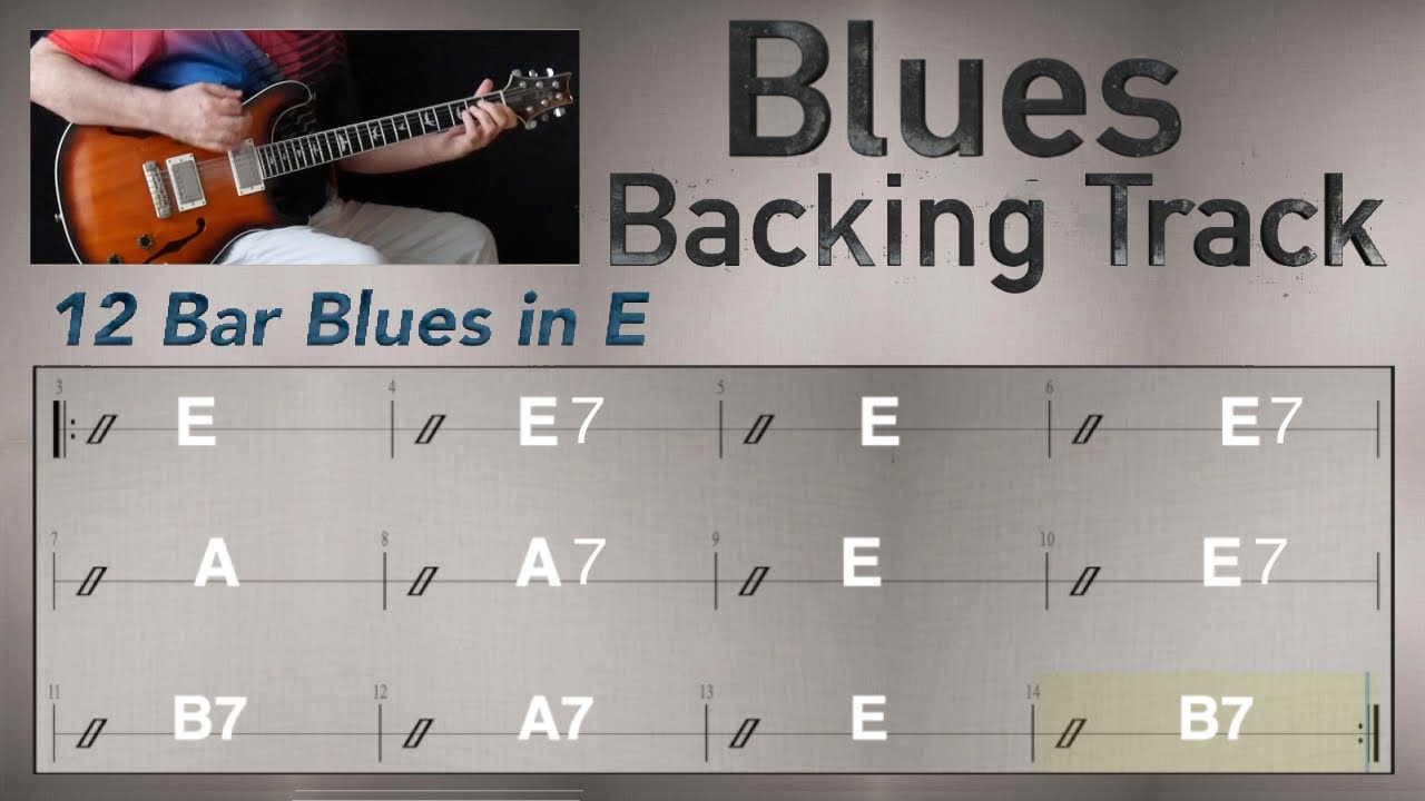 Blues Backing track. 12 Bar blues. - YouTube