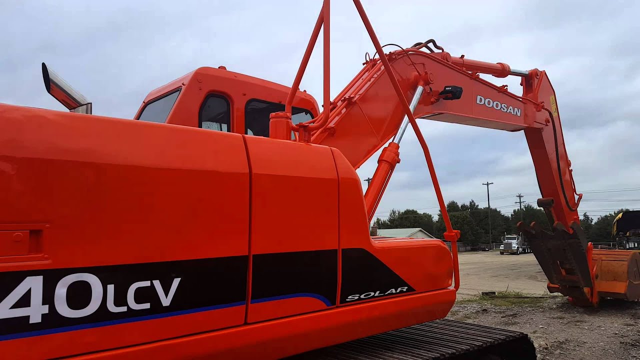 Doosan Solar 140 Excavator For Sale - YouTube