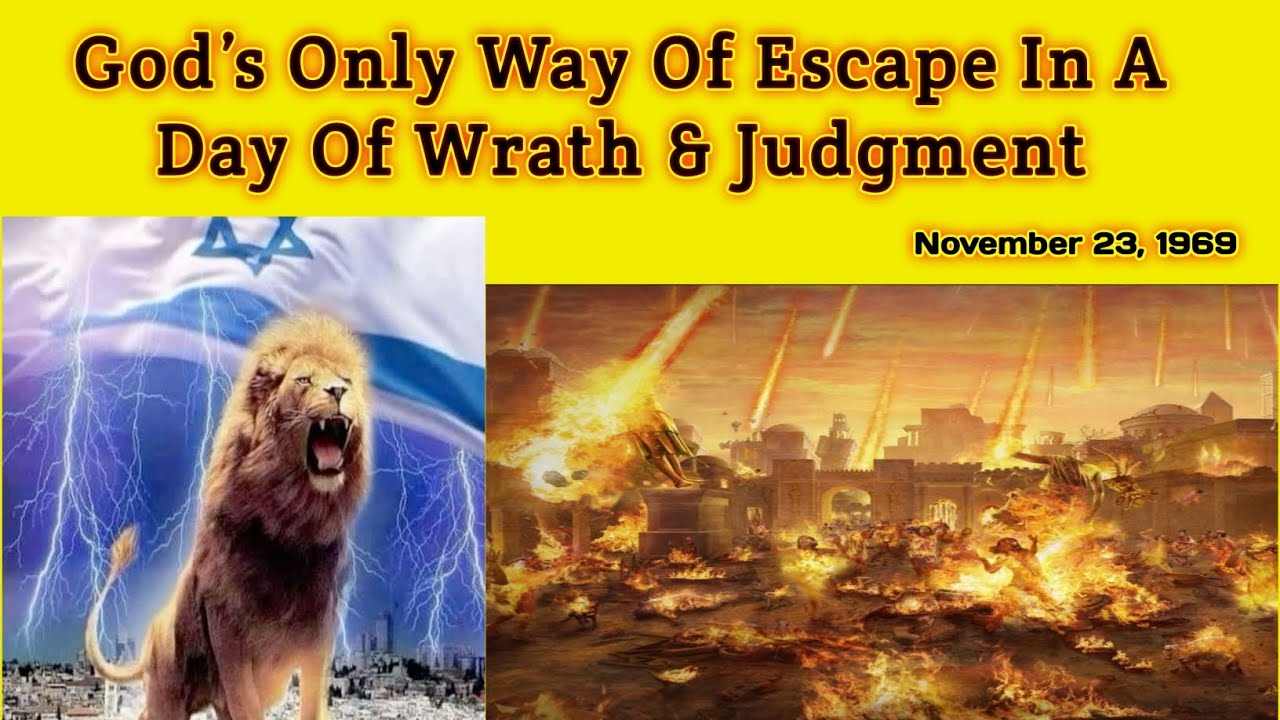 God's Only Way Of Escape In A Day Of Wrath And Judgement #judgement # ...