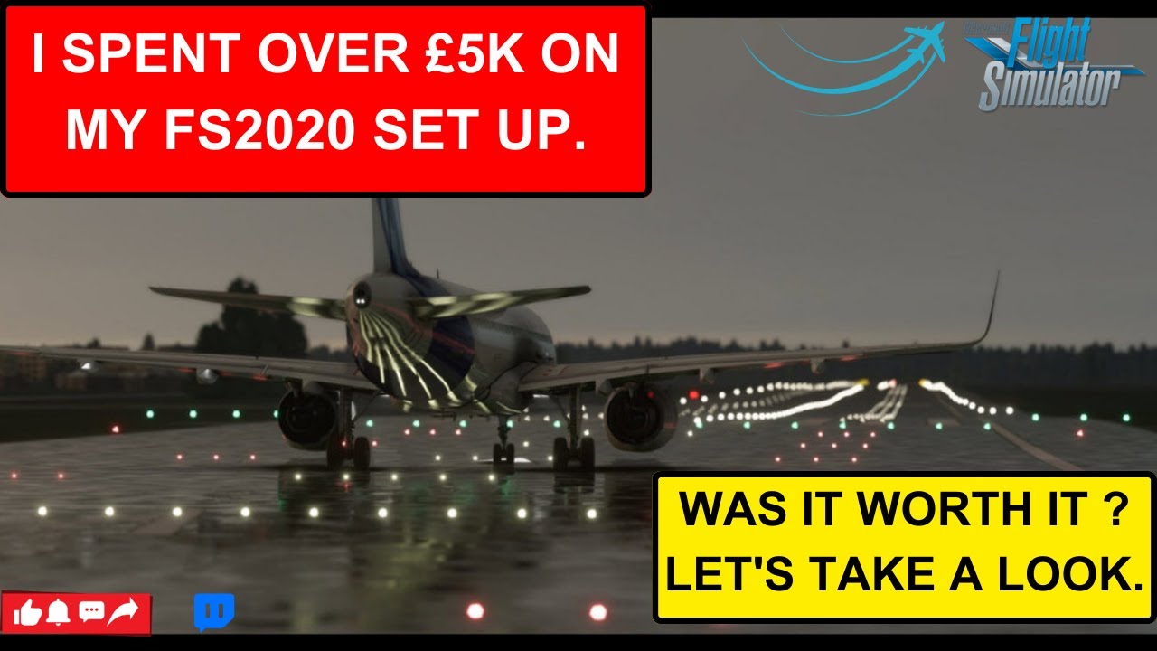 "mfs2020: How I Spent Over £5,000 On My Ultimate Sim Setup!" - YouTube