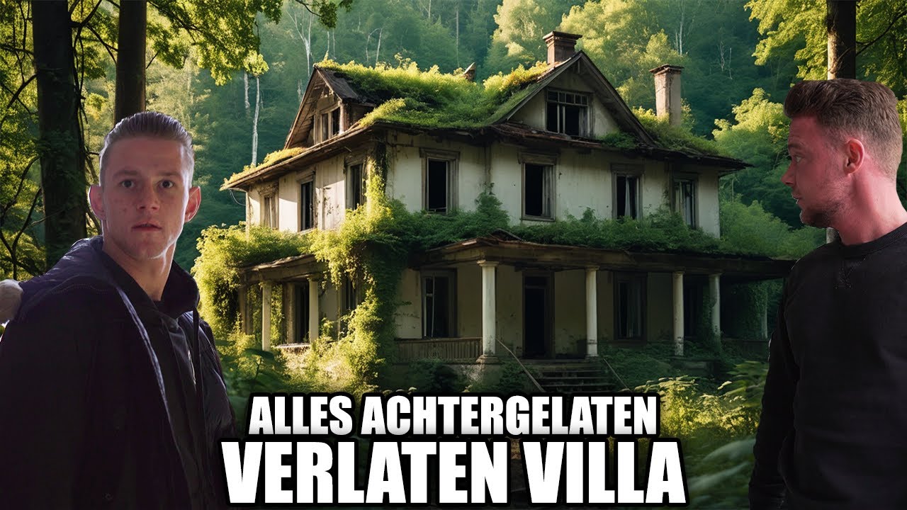 WE VINDEN EEN VERLATEN VILLA WAAR NOG ALLES INSTAAT ! - YouTube