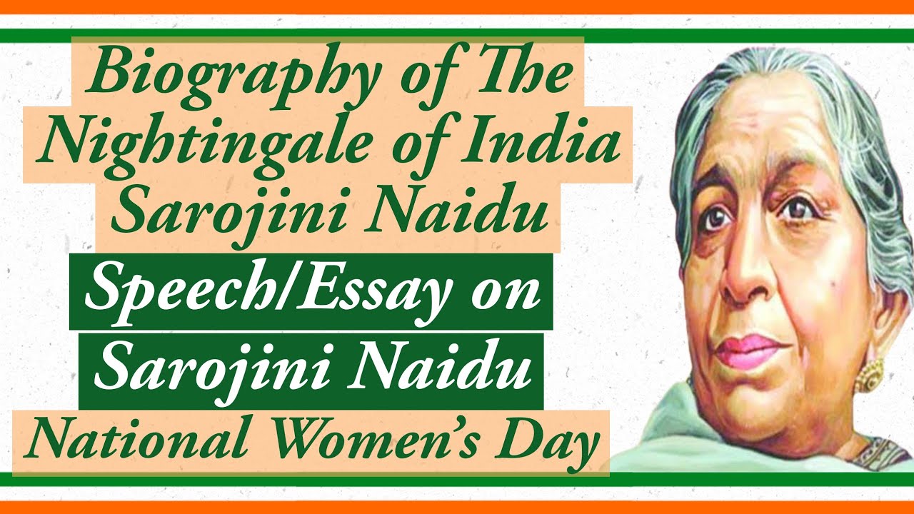 Birth Anniversary of Sarojini Naidu Indian Nightingale Sarojini Naidu ...