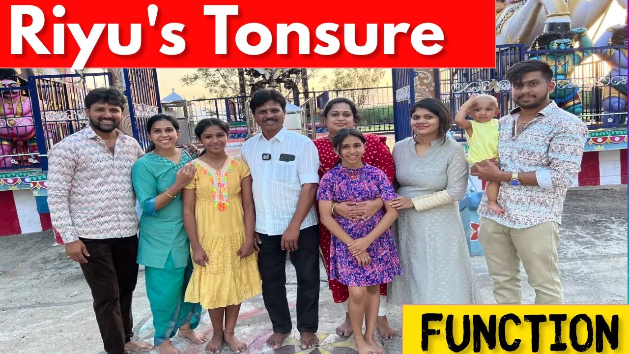 Rieu's Tonsure Function | Tanny Shayu | Riyu papa | Family Function ...