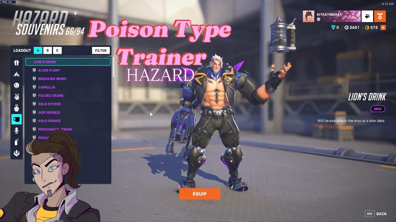 Poison Type Trainer [Overwatch 2] - YouTube