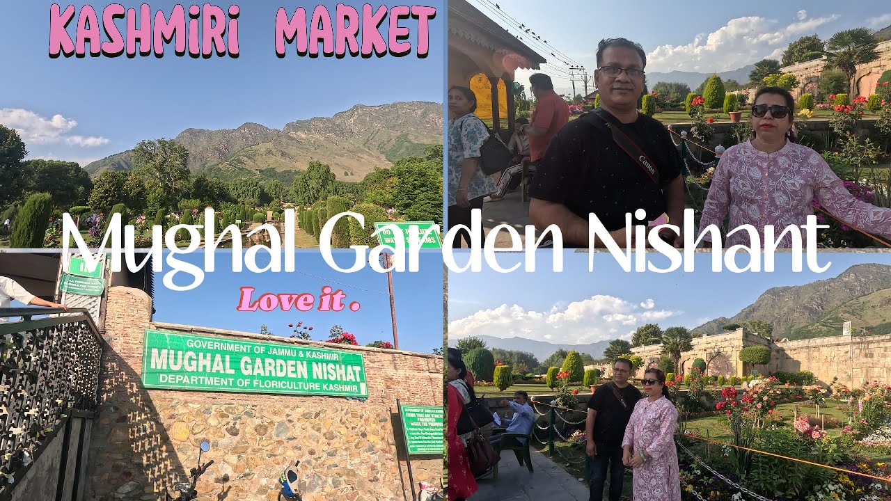 Biggest Mughal Garden in India | Nishant Bagh in Srinagar Kashmir India ...