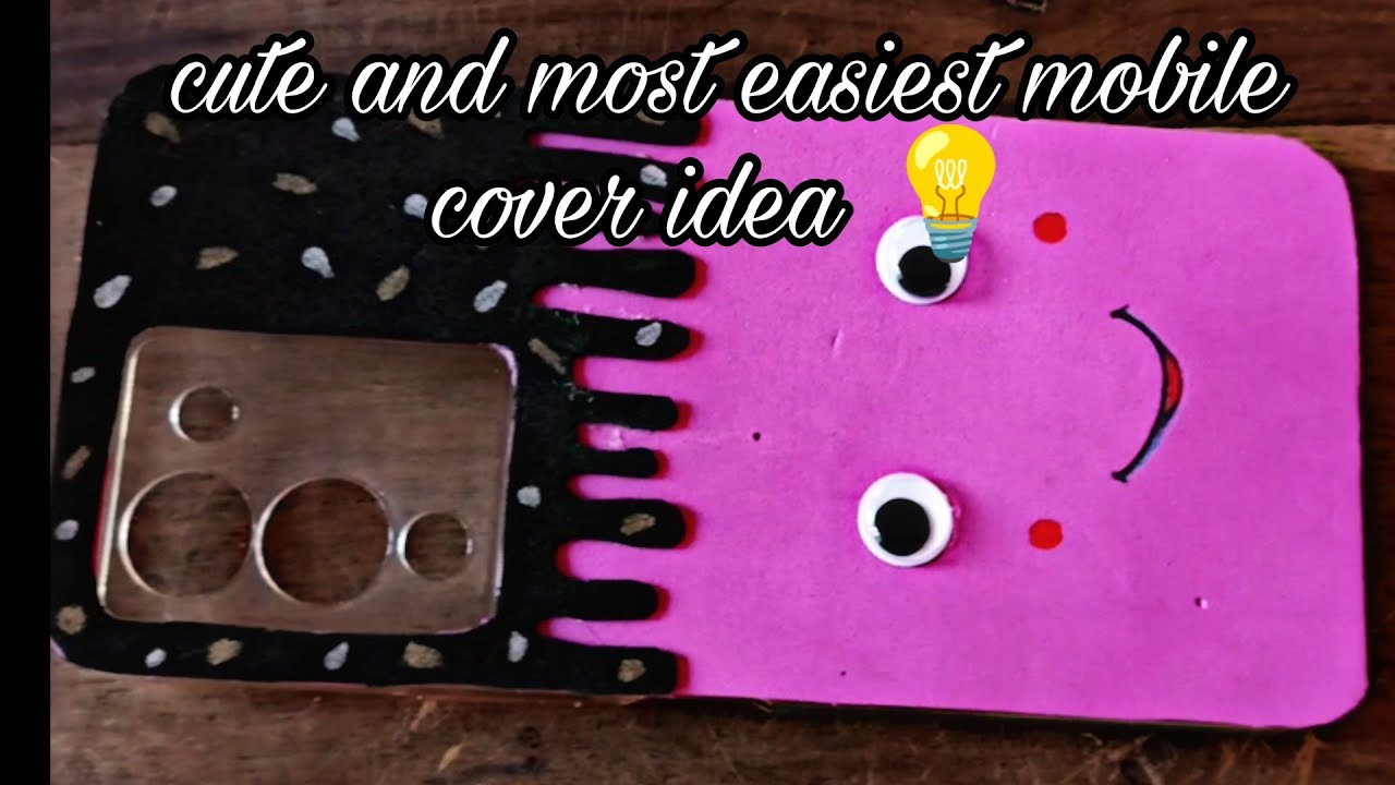 How to change an old mobile phone cover to a new cover/diy phone cover ...