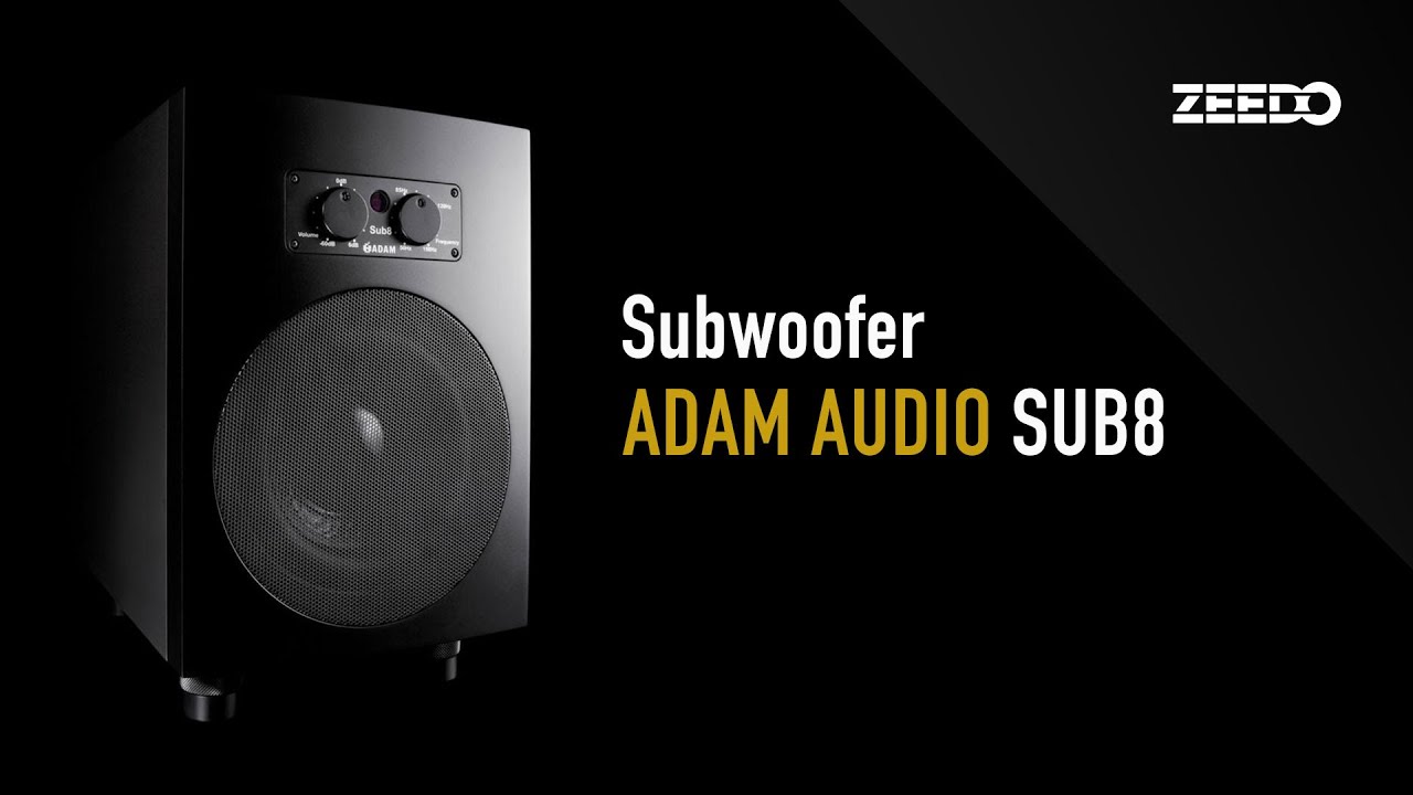 ADAM Audio SUB8 | Prezentare Zeedo - YouTube
