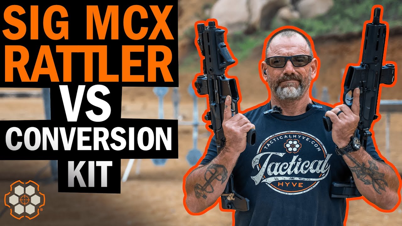 The SIG MCX Rattler vs. The SIG MCX Rattler Conversion Kit with Navy ...