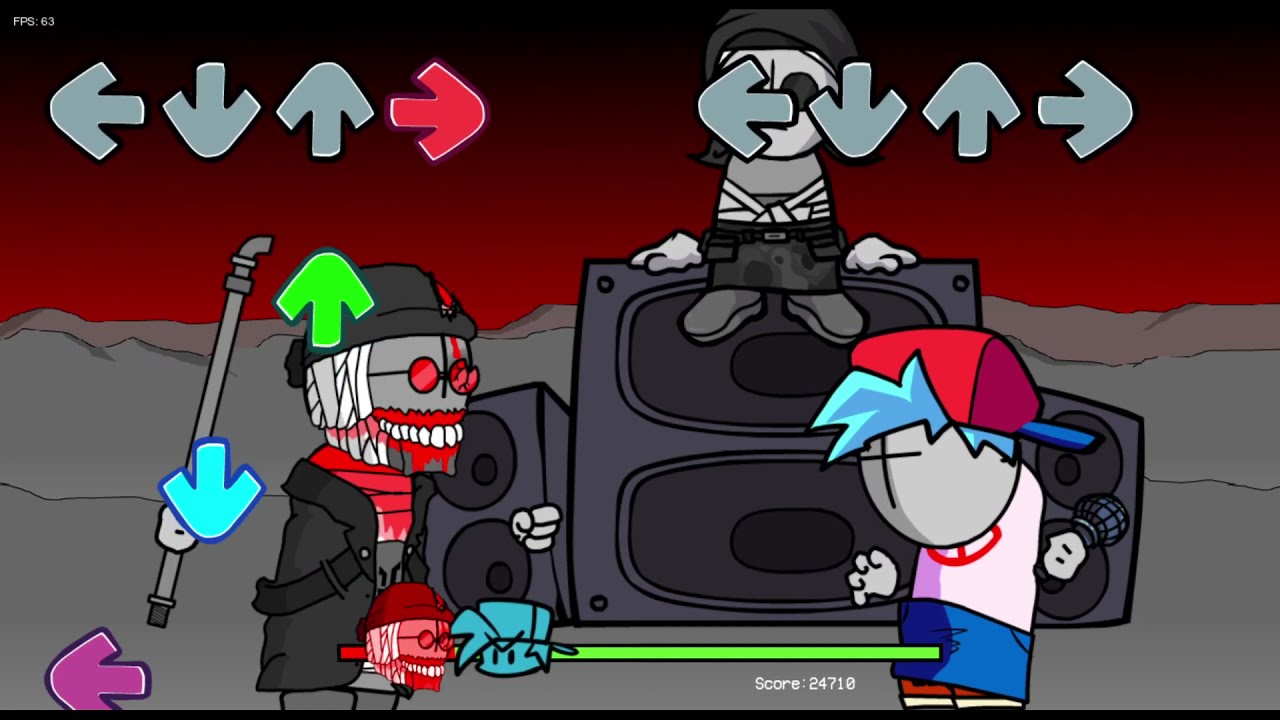 Friday Night Funkin' Madness Combat: Antipathy Hank mod - YouTube