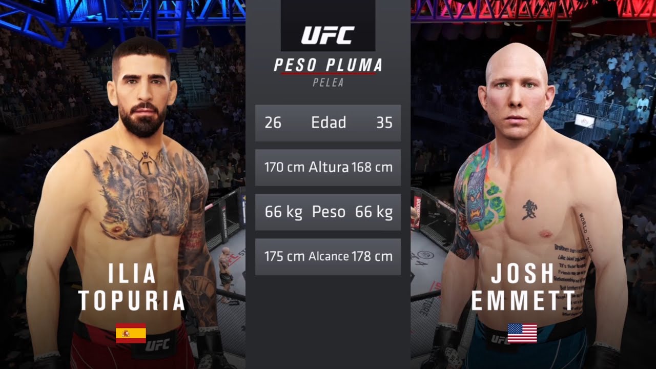 Ilia Topuria vs. Josh Emmett - EA Sports UFC 4 - YouTube