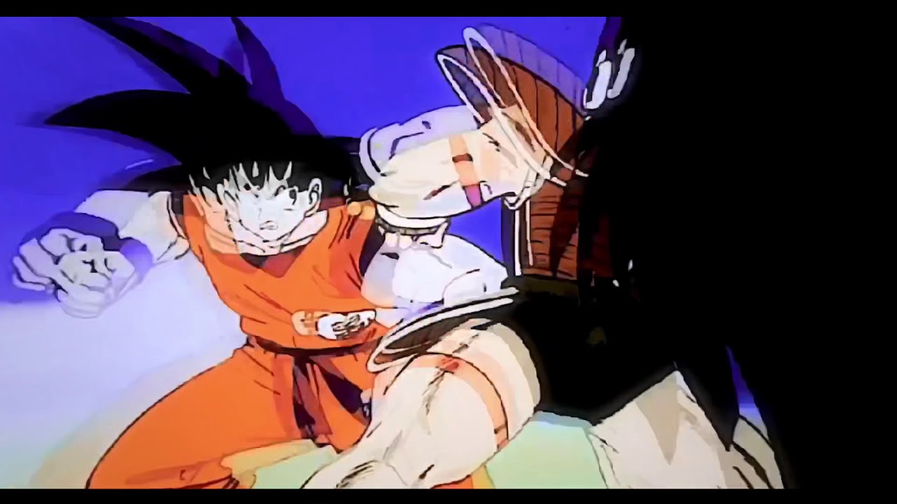Goku gets taken out by raditz 60fps AMV - YouTube