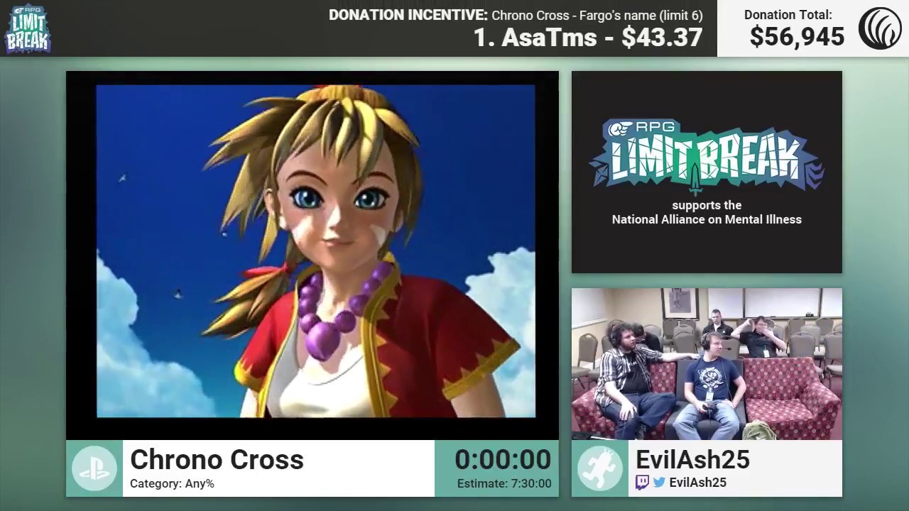 Chrono Cross - Good Ending Speedrun with SpikeVegeta- RPG Limit Break ...