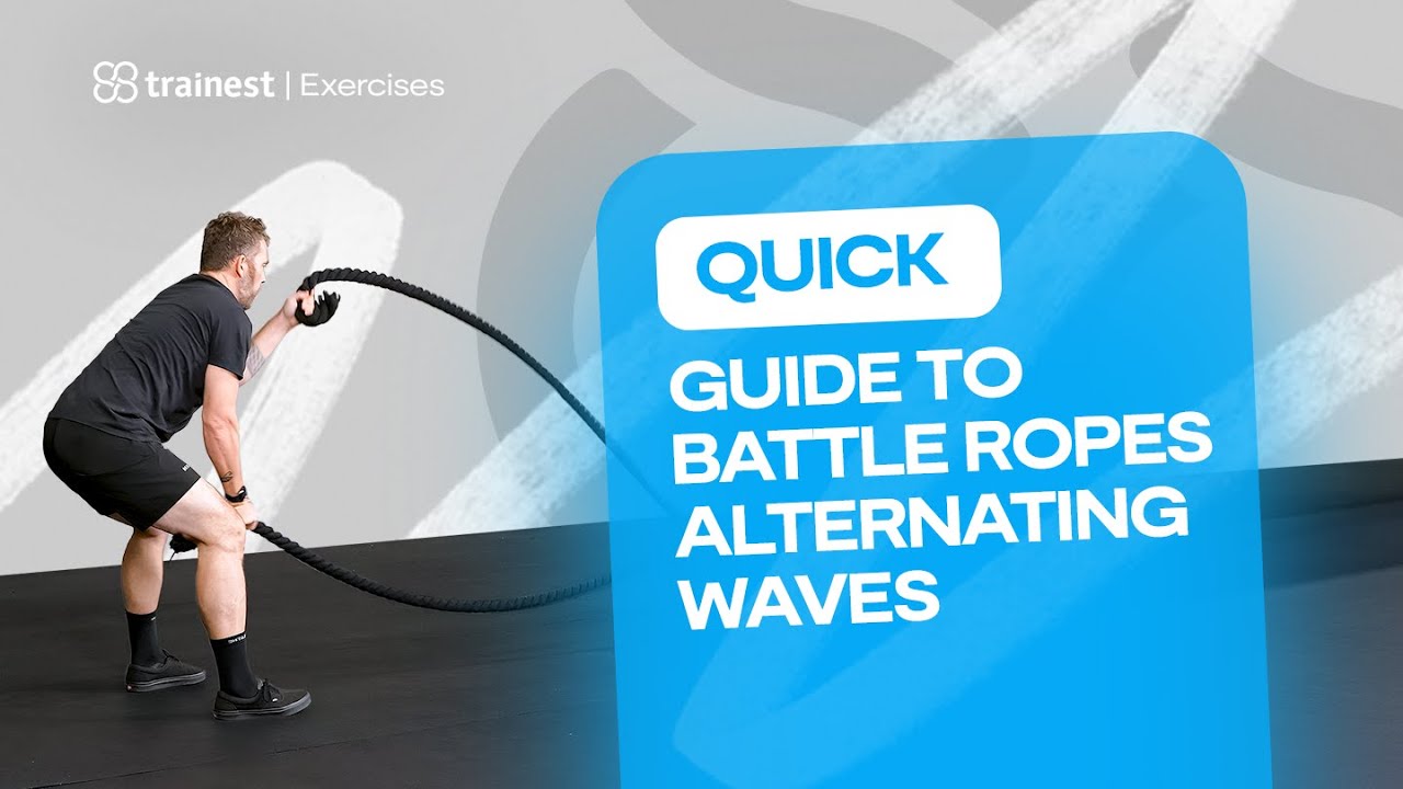 Quick Guide to Battle Ropes Alternating Waves - YouTube