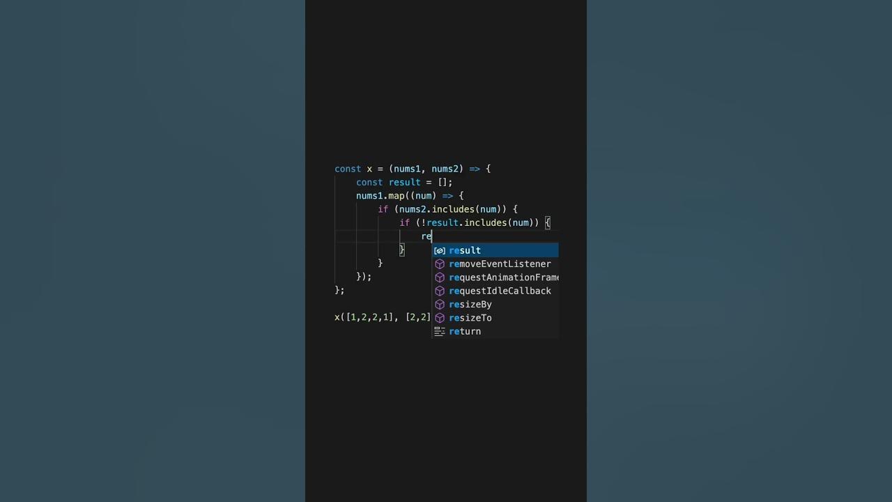 Leetcode 349 Intersection Of Two Arrays Youtube