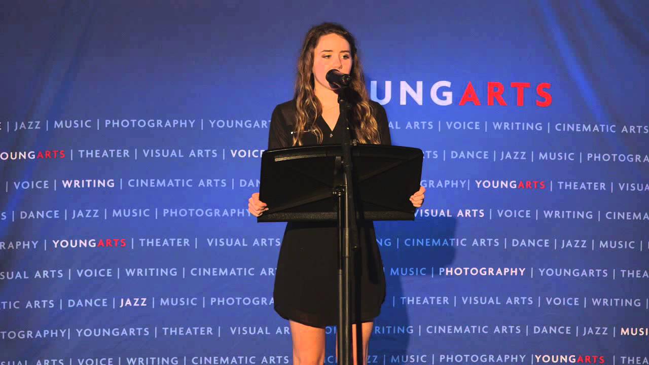 Audrey Spensley | Poetry | 2015 National YoungArts Week - YouTube
