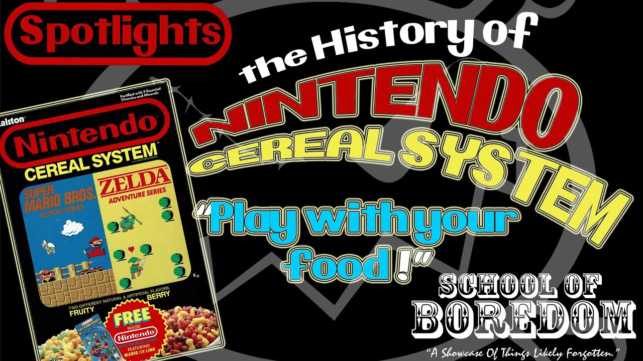 The History Of The NINTENDO CEREAL SYSTEM (1988) - Play With Your Food ...