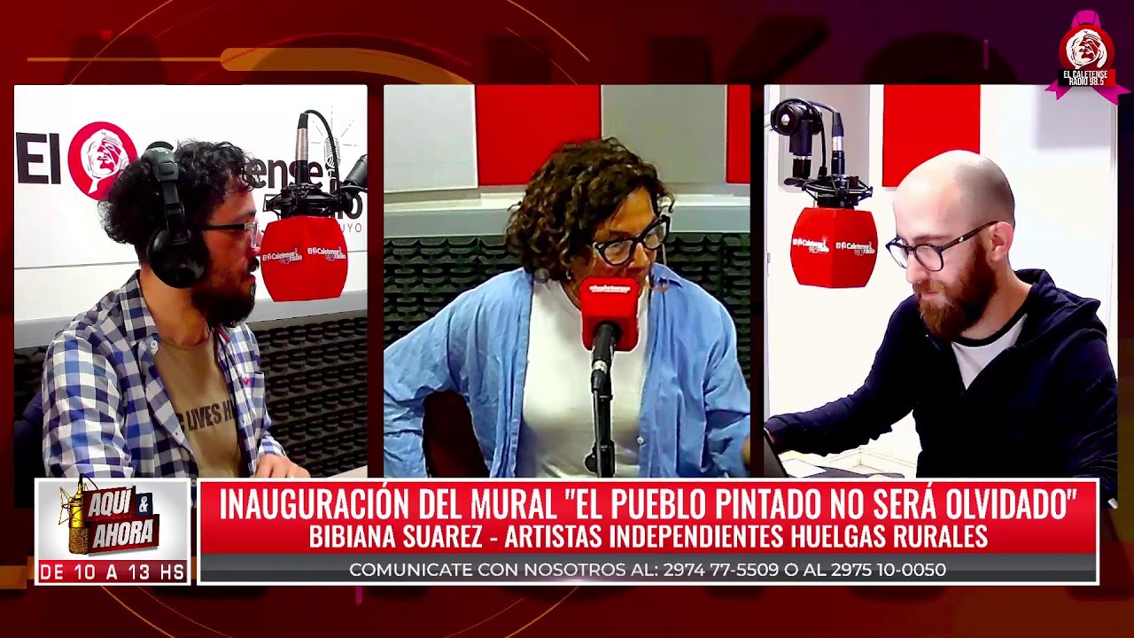 AQUI Y AHORA - BIBIANA SUAREZ - INAUGURACIÓN DEL MURAL "EL PUEBLO ...