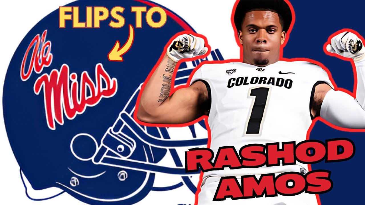 It's Official: New Colorado Buffaloes' transfer Rashod Amos flipped to ...