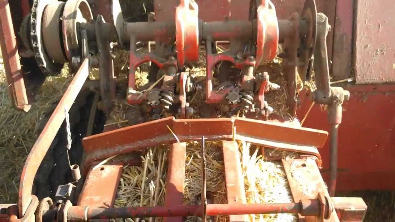new holland 286 hayliner knoper - YouTube