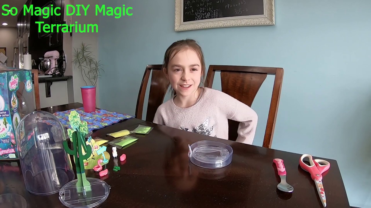 So Magic DIY Magic Terrarium with growing timelapse - YouTube