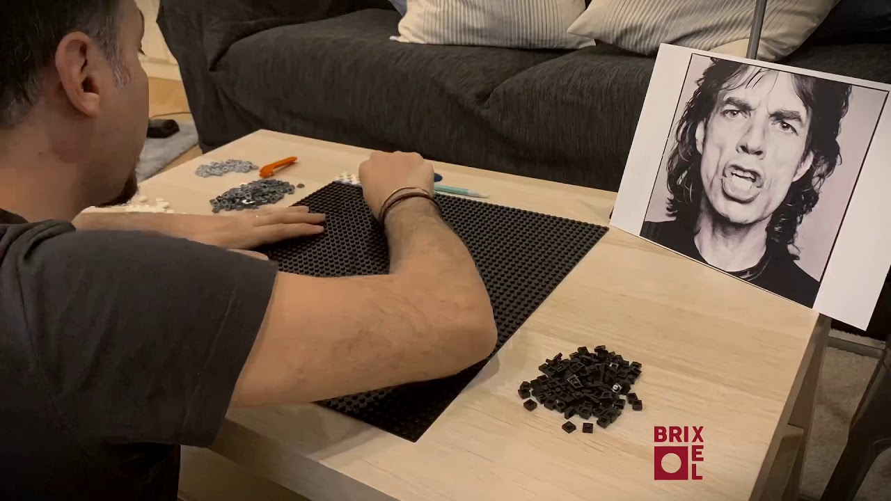 The Brixel Art - Mick Jagger with LEGO® - YouTube