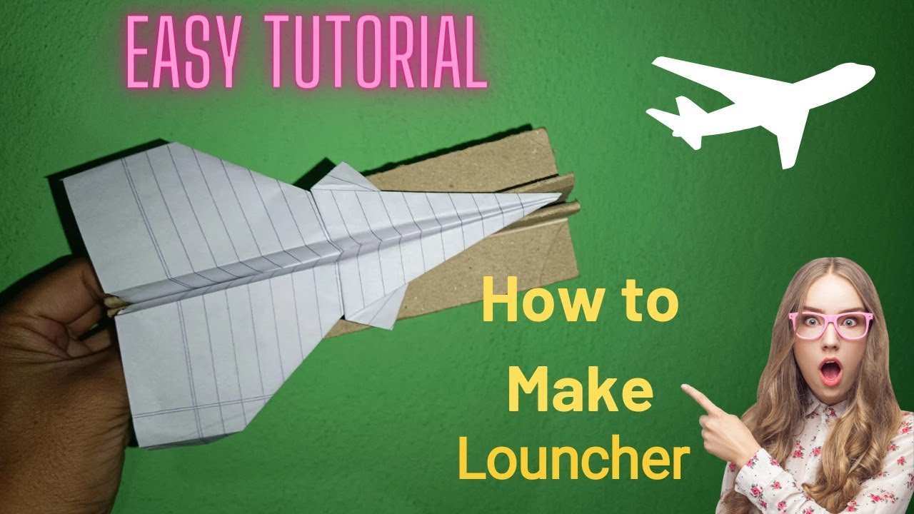 Paper airplanes Luncher - how to make paper plane launcher |Full ...