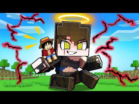 NASCI como DEUS GIGANTE no ONE PIECE Minecraft !