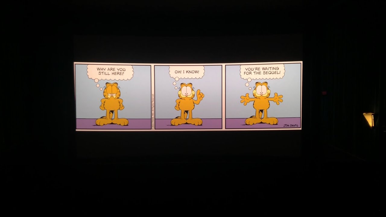 The Garfield Movie (2024) End Credits Sequel Tease (REUPLOAD) - YouTube